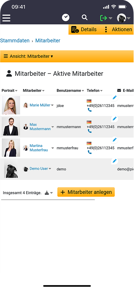 Zeiterfassung mit Pico®Time ⌚ Arbeitszeit aufzeichnen