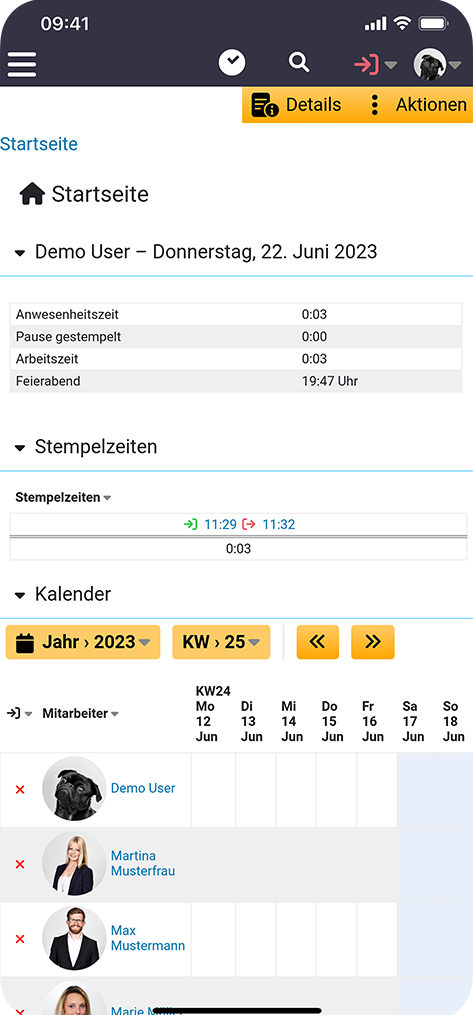 Zeiterfassung mit Pico®Time ⌚ Arbeitszeit aufzeichnen